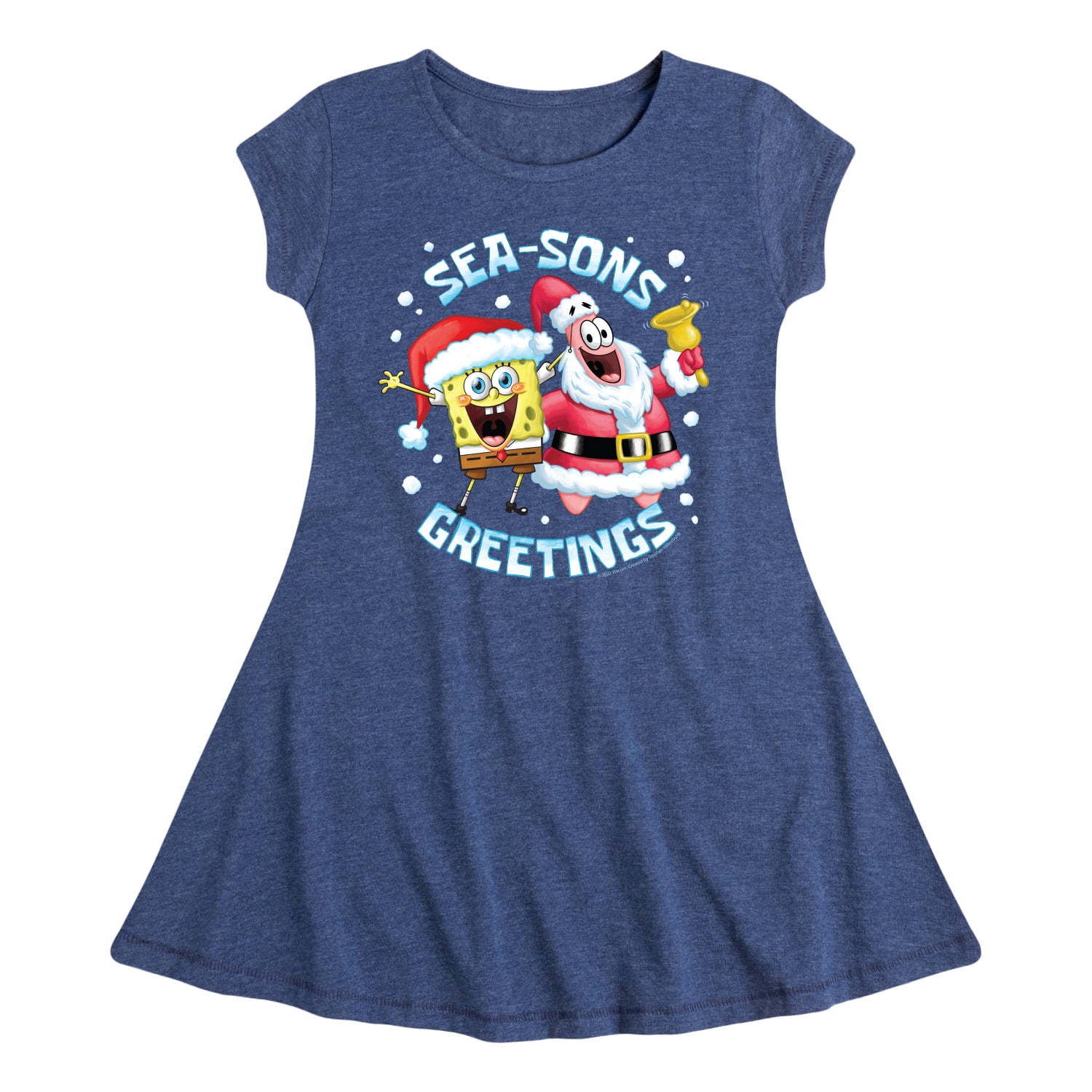 SpongeBob SquarePants - Seasons Greetings - Toddler And Youth Girls Fit ...