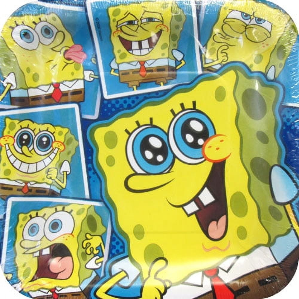 SpongeBob SquarePants 'Selfies' Small Paper Plates (8ct) - Walmart.com