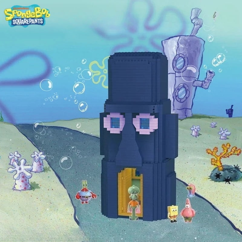 SpongeBob SquarePants Series Pineapple House Small Particle Building ...