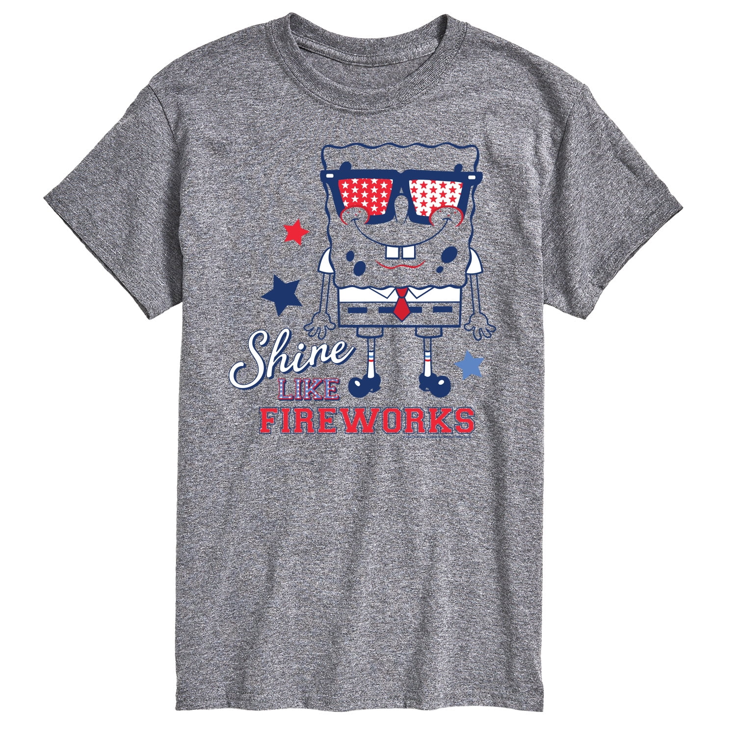 SpongeBob SquarePants - Shine Like Fireworks - Men's Short Sleeve ...