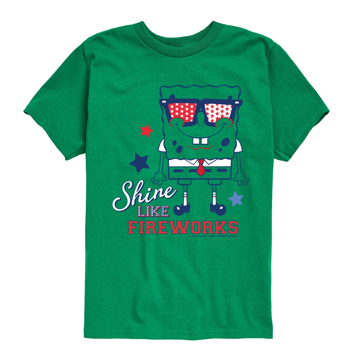 SpongeBob SquarePants - Shine Like Fireworks - Toddler & Youth Short ...