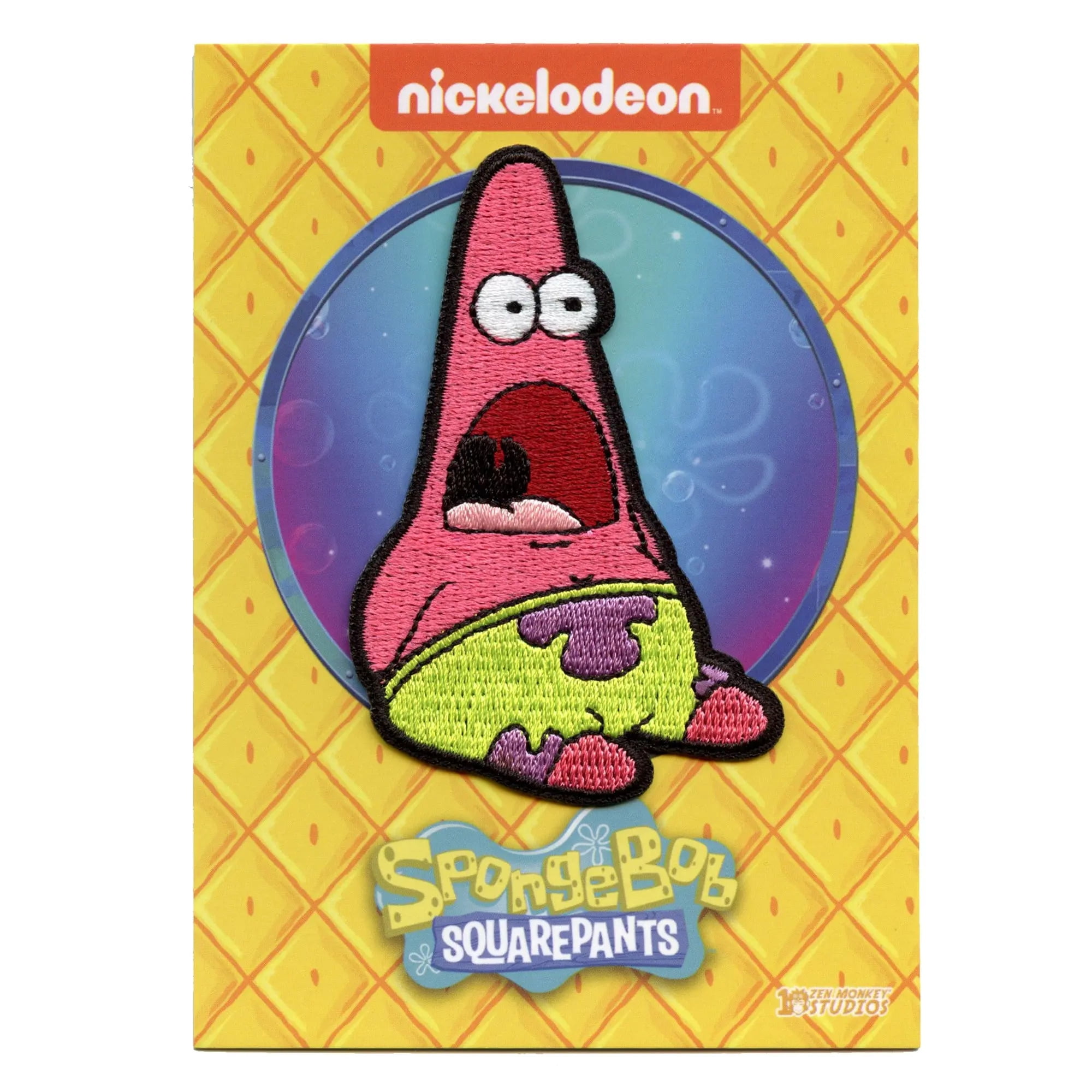 SpongeBob SquarePants Shocked Patrick Patch Nickelodeon Cartoon TV ...