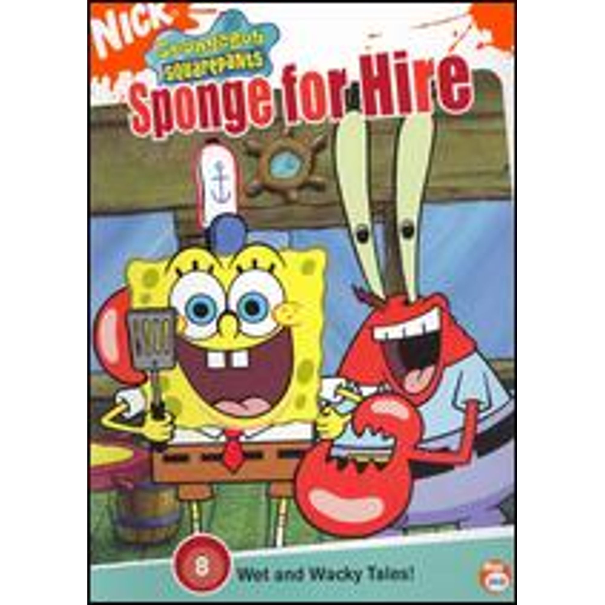 Pre-Owned SpongeBob SquarePants: Sponge for Hire (DVD 0097368862340 ...