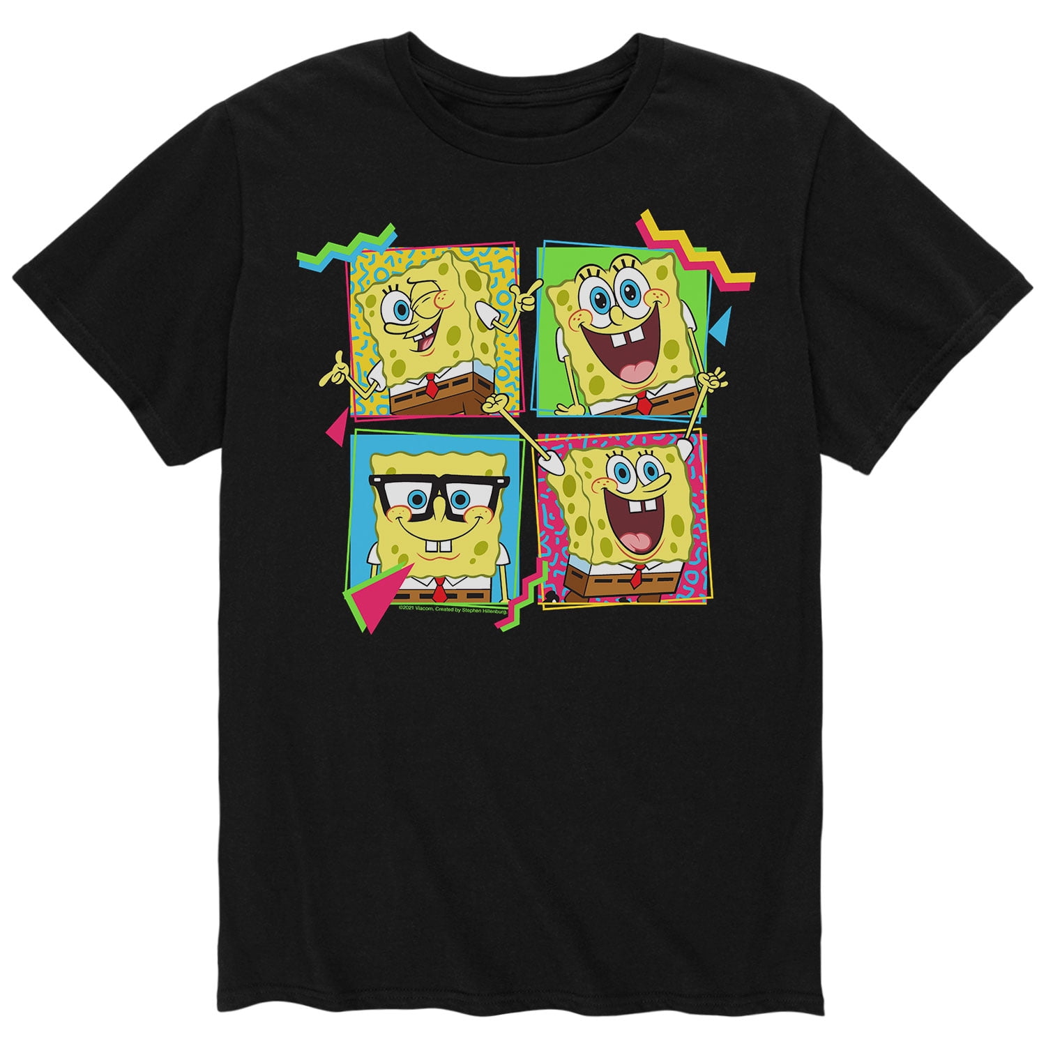 SpongeBob SquarePants - SpongeBob Emotions - Men's Short Sleeve Graphic ...