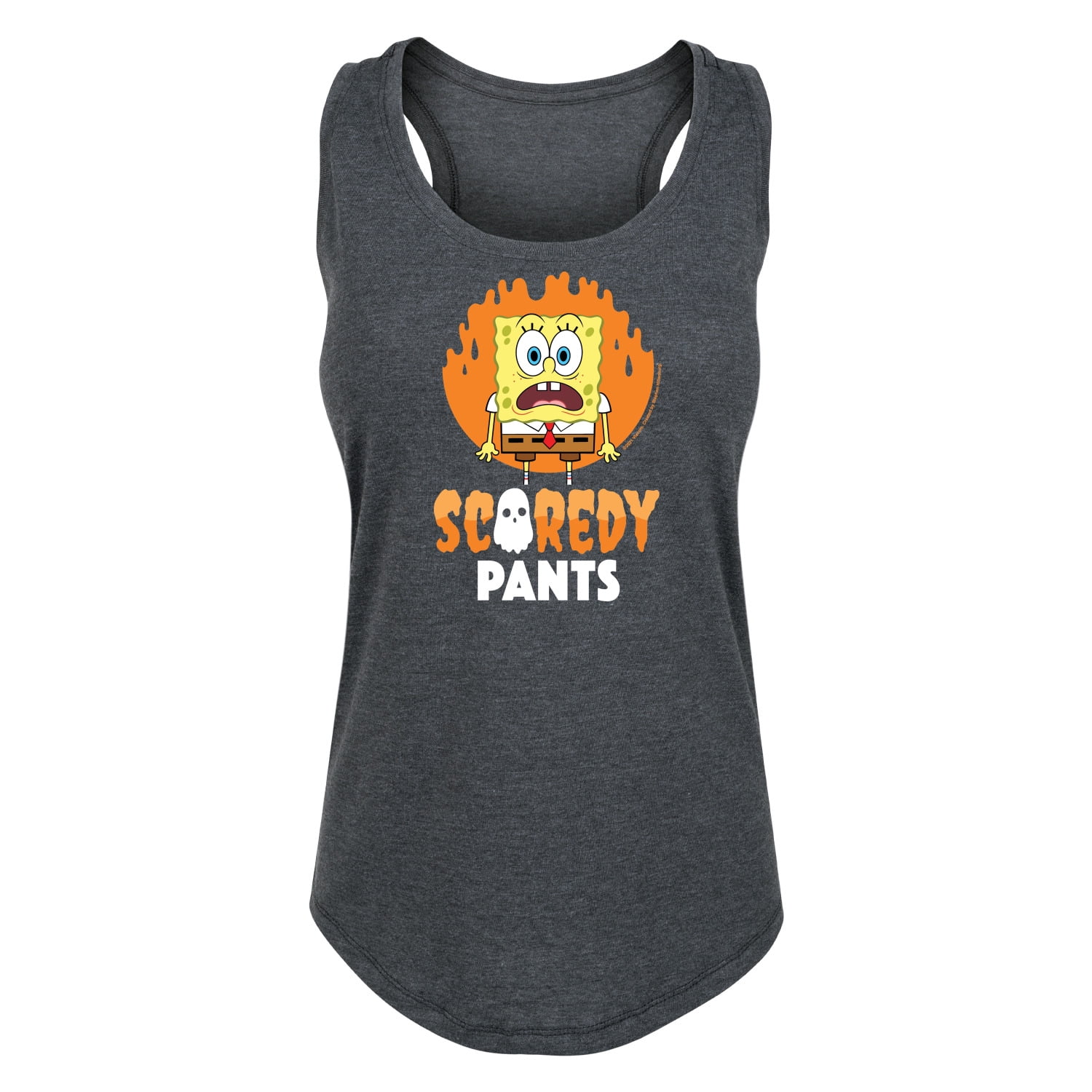 SpongeBob SquarePants - SpongeBob Scaredy Pants - Women's Racerback ...