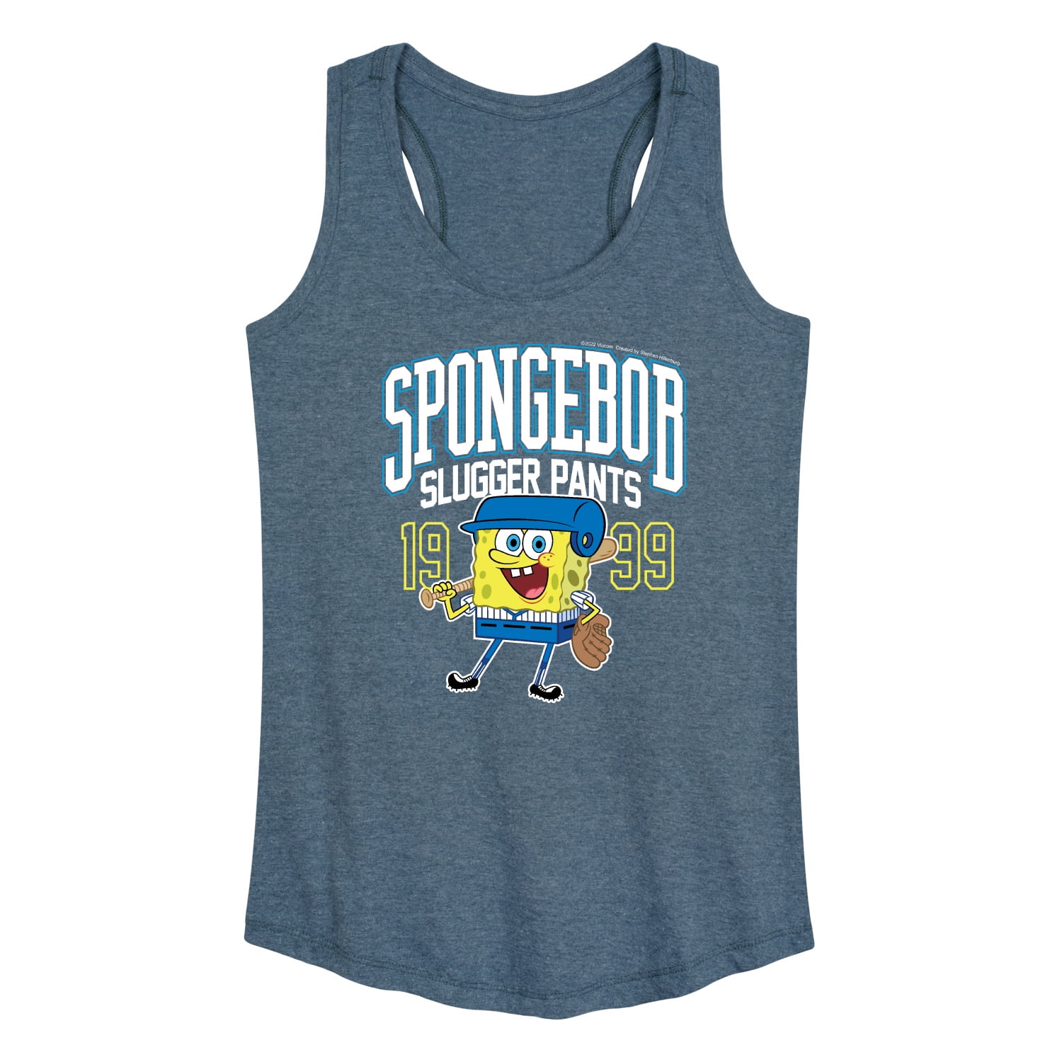 SpongeBob SquarePants - SpongeBob Slugger Pants - Women's Racerback ...