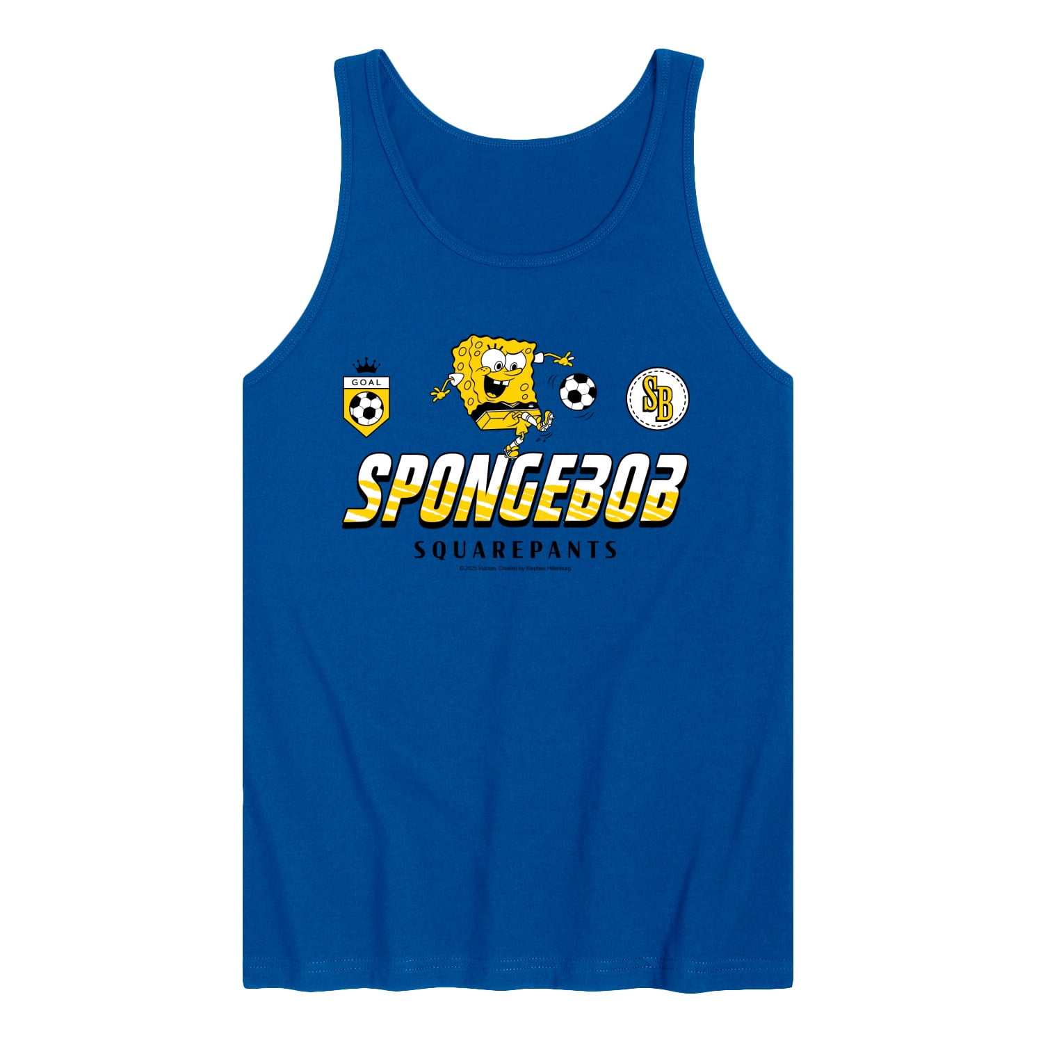 SpongeBob SquarePants - SpongeBob Soccer Jersey - Men's Sleeveless ...
