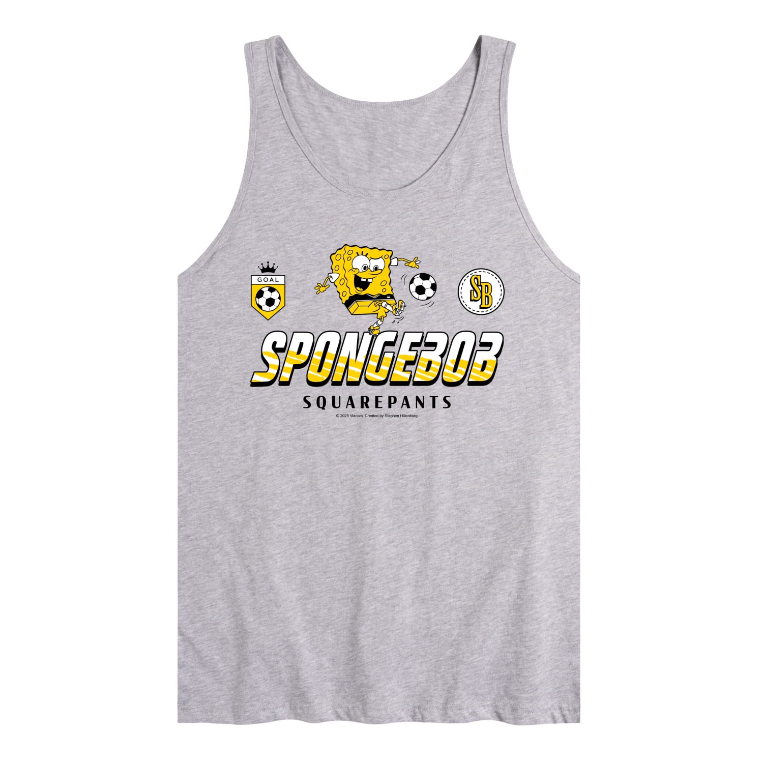 SpongeBob SquarePants - SpongeBob Soccer Jersey - Men's Sleeveless ...