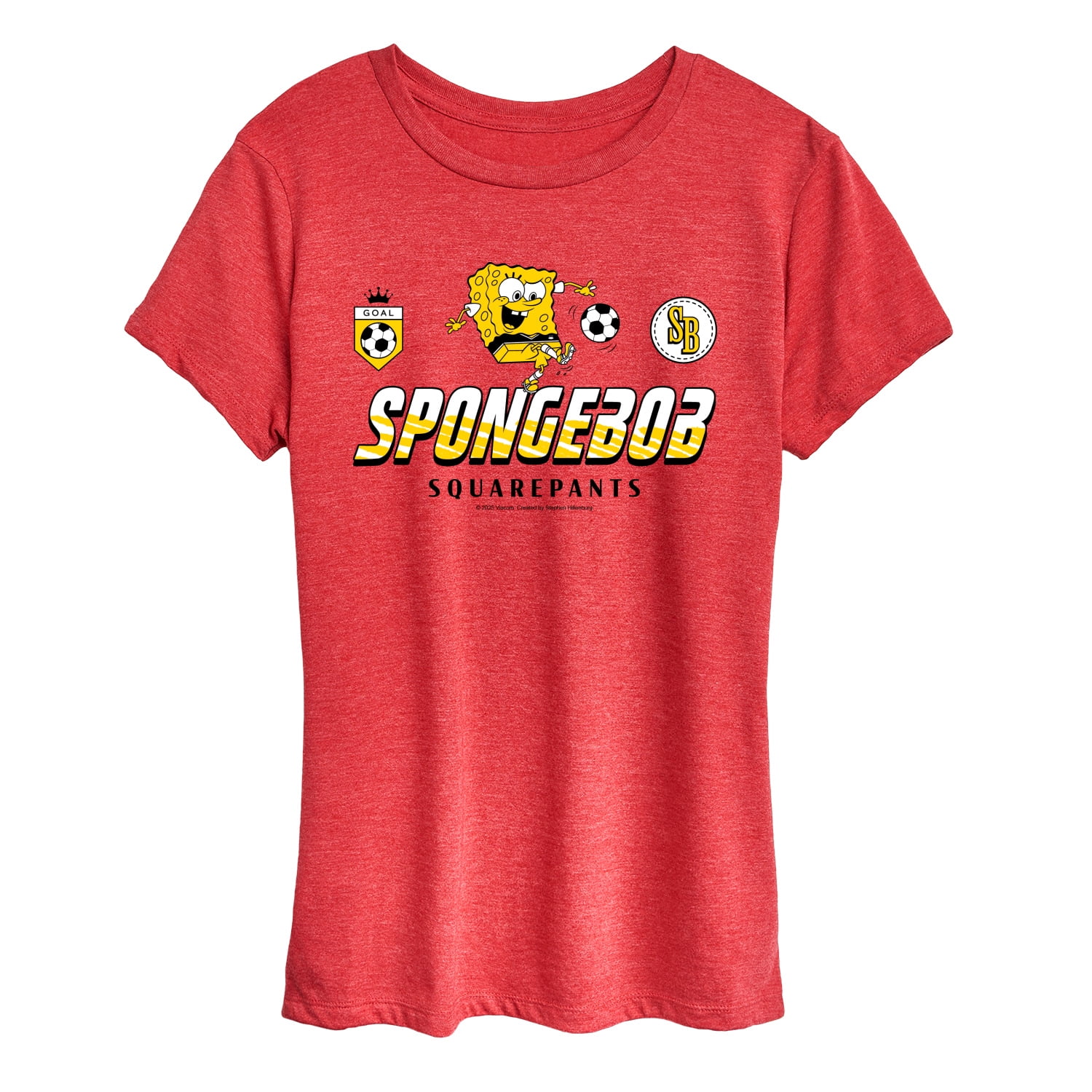 SpongeBob SquarePants - SpongeBob Soccer Jersey - Women's Short Sleeve ...