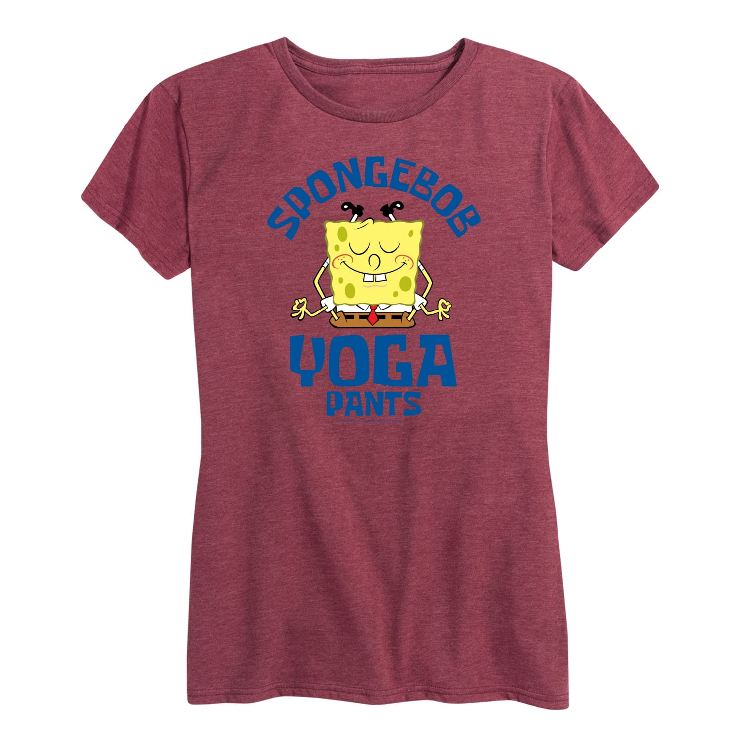 SpongeBob SquarePants - SpongeBob Yoga Pants - Women's Short Sleeve ...