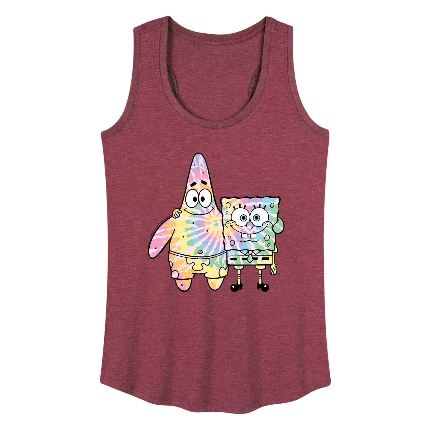 SpongeBob SquarePants - SpongeBob and Patrick Tie Dye - Women's ...