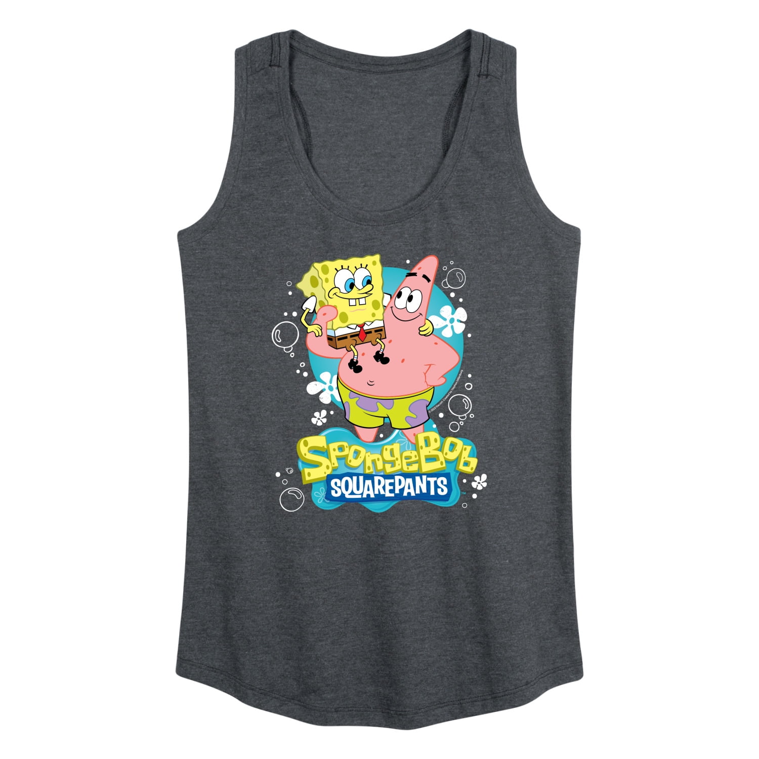 SpongeBob SquarePants - Spongebob And Patrick Logo - Women's Racerback ...