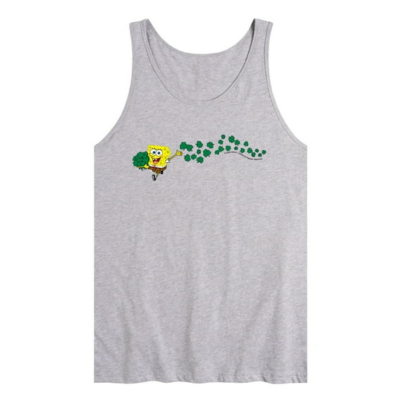 SpongeBob SquarePants - Spongebob Shamrocks - Men's Sleeveless Graphic ...