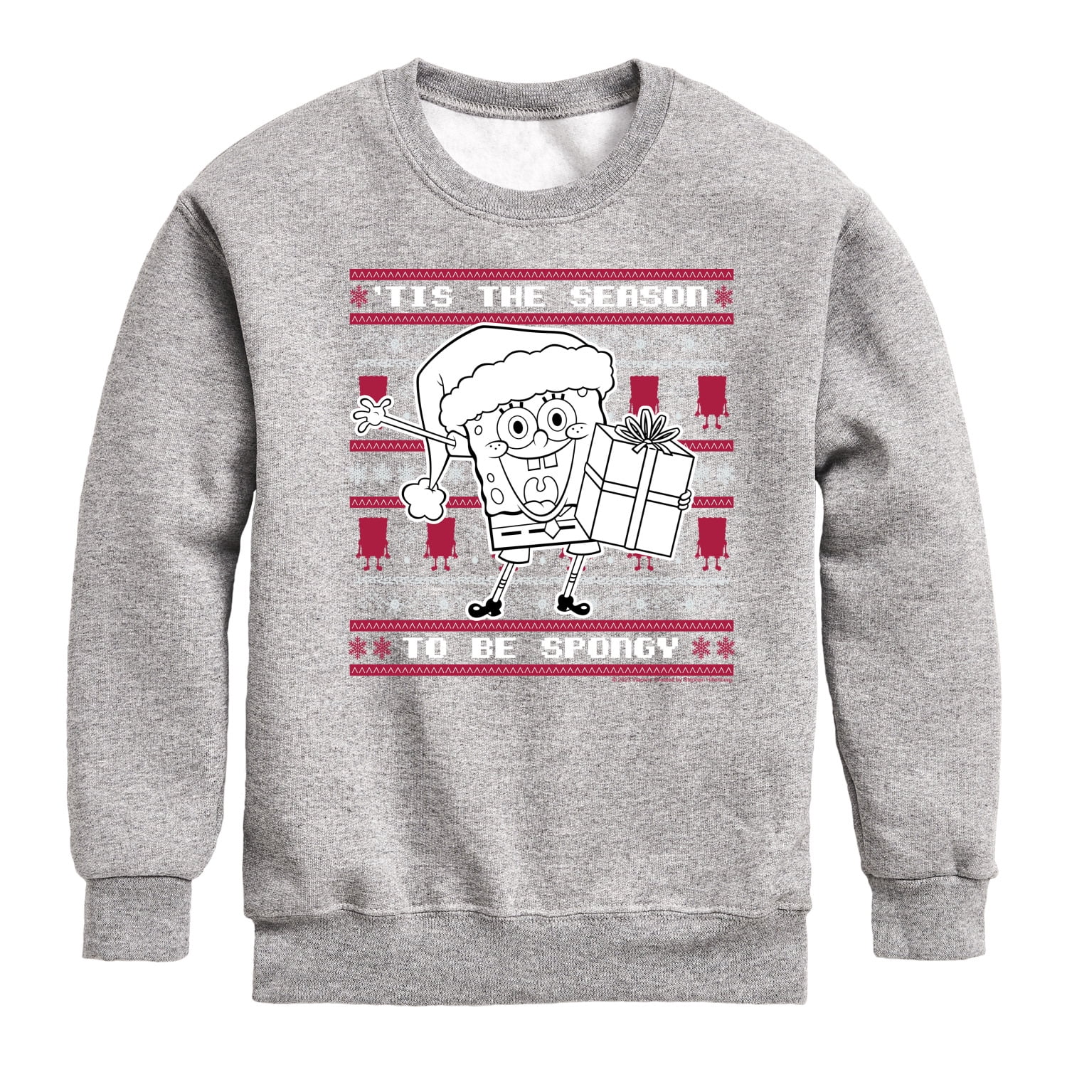 SpongeBob SquarePants - Spongebob Xmas Sweater - Toddler & Youth ...