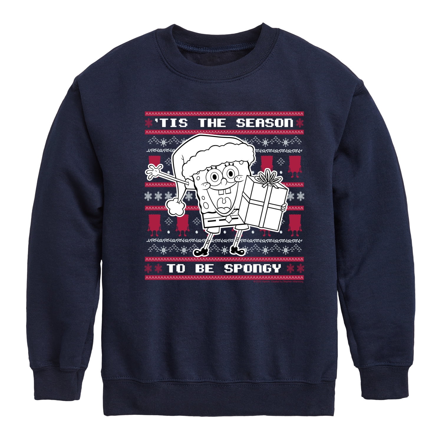 SpongeBob SquarePants - Spongebob Xmas Sweater - Toddler & Youth ...
