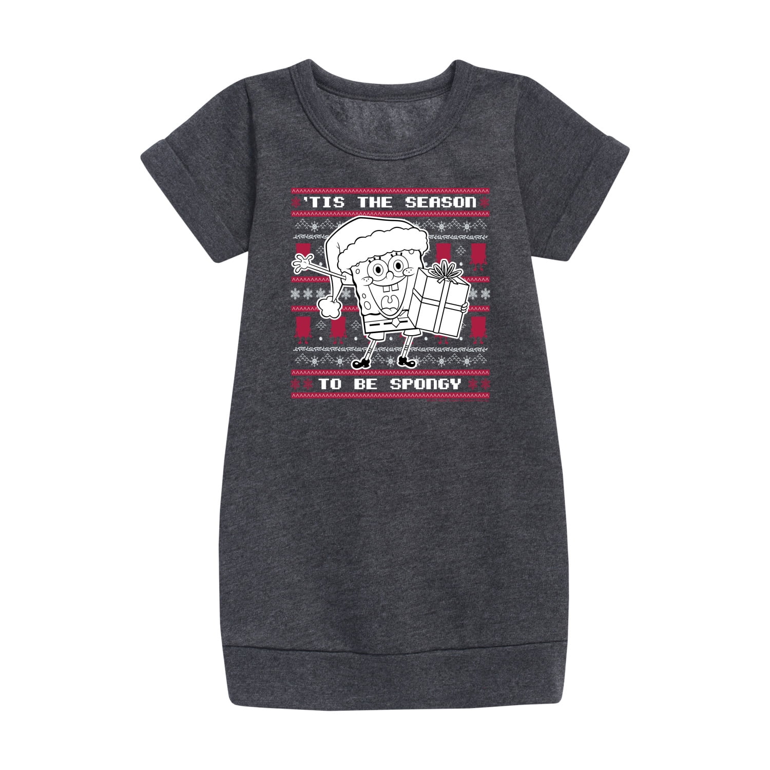 SpongeBob SquarePants - Spongebob Xmas Sweater - Toddler & Youth Girls ...