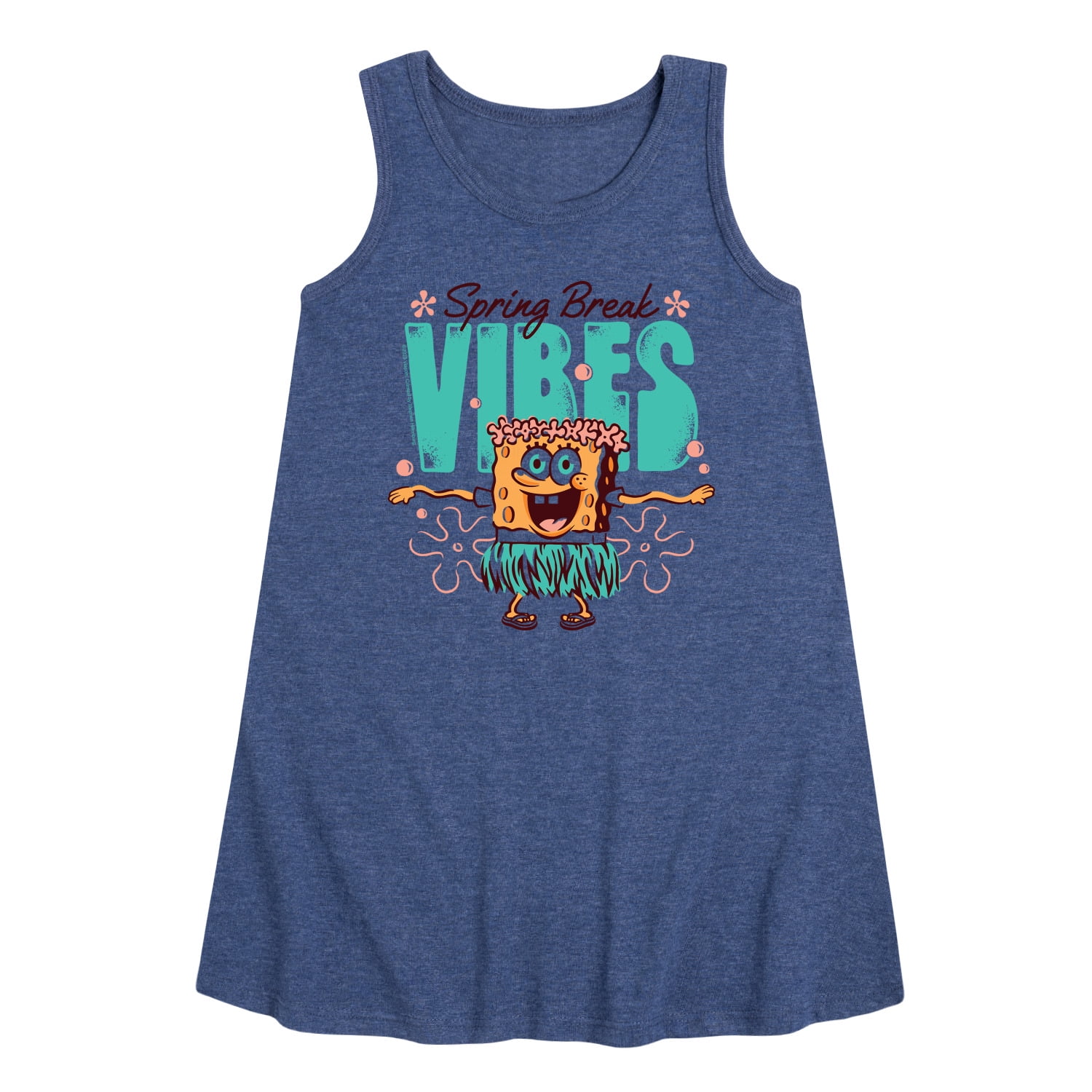 SpongeBob SquarePants - Spring Break Vibes - Toddler & Youth Girls A ...