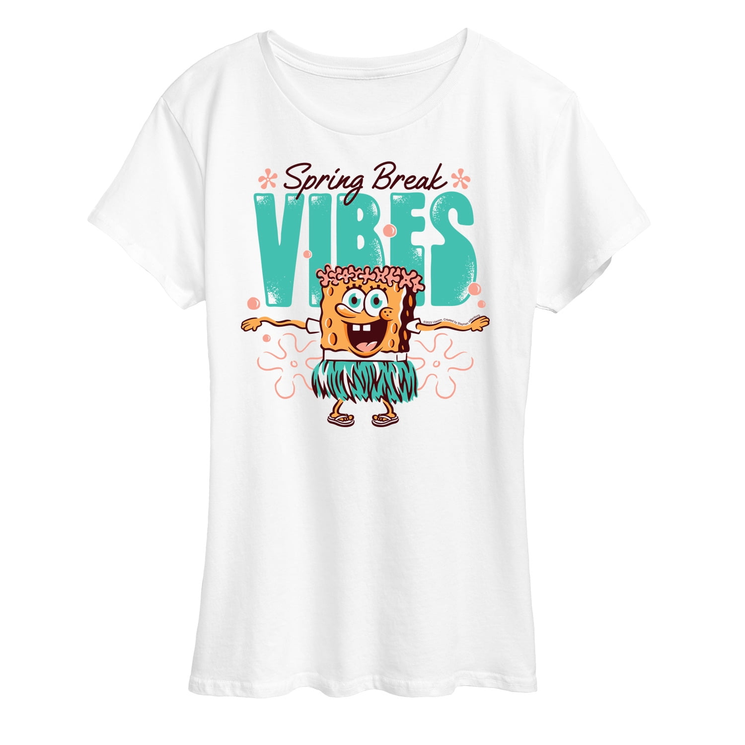 SpongeBob SquarePants - Spring Break Vibes - Women's Short Sleeve ...