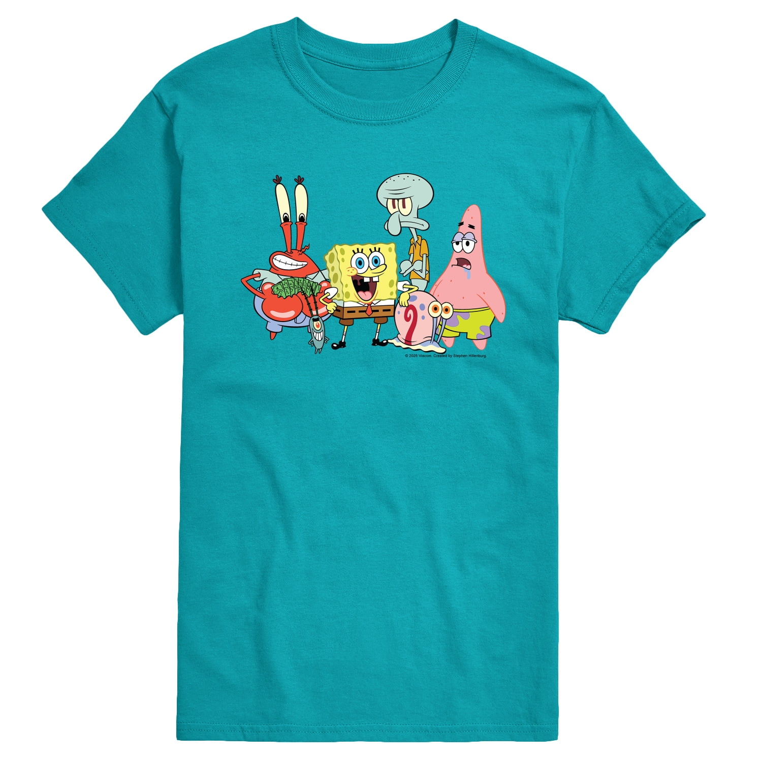 SpongeBob SquarePants - Squad - Men's Short Sleeve Graphic T-Shirt ...