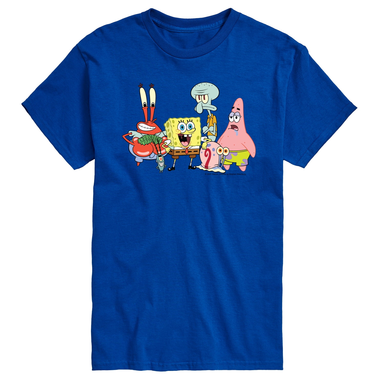 SpongeBob SquarePants - Squad - Men's Short Sleeve Graphic T-Shirt ...
