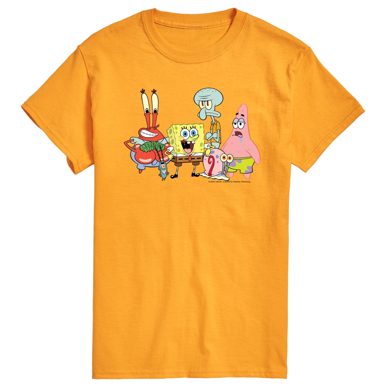 SpongeBob SquarePants - Squad - Men's Short Sleeve Graphic T-Shirt ...