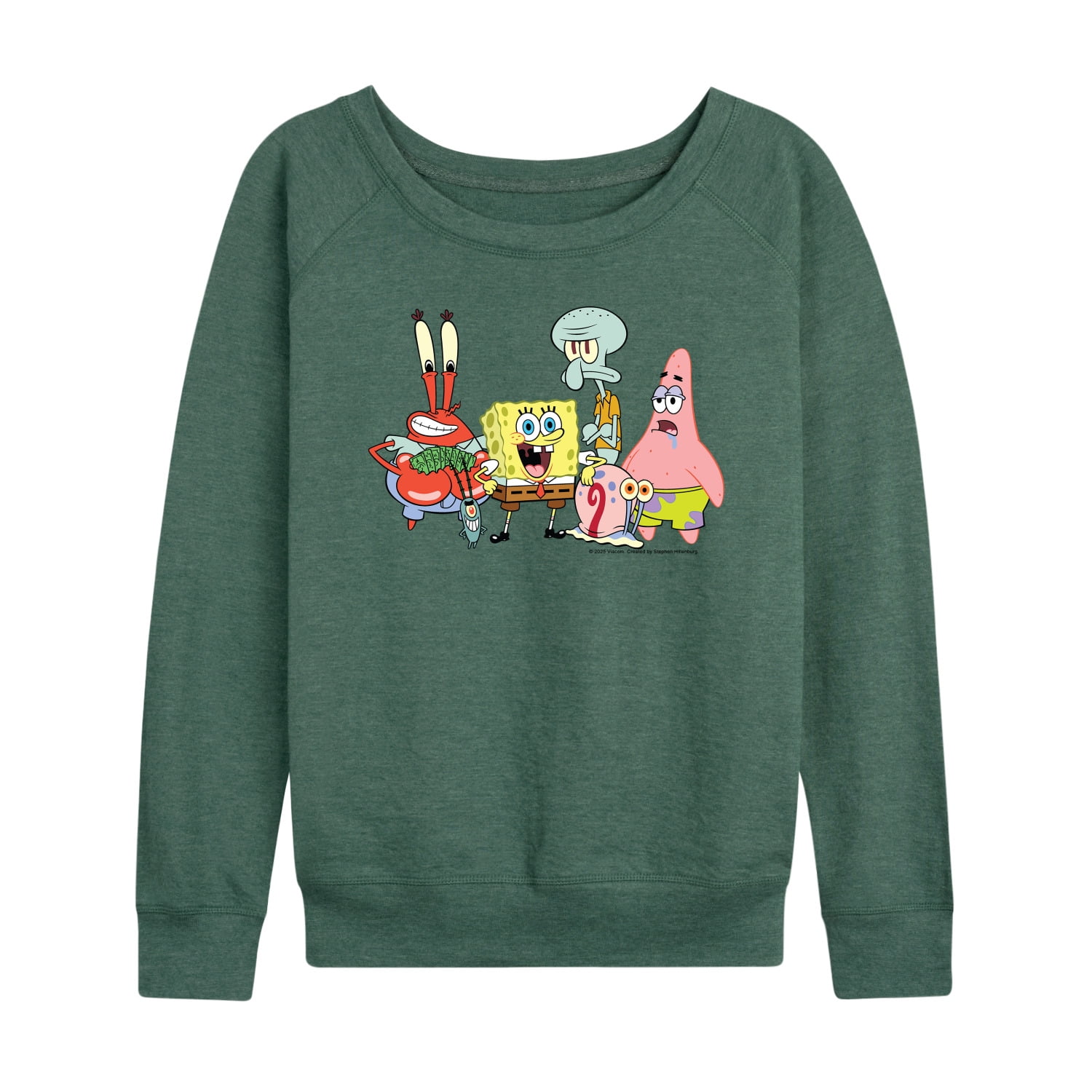 SpongeBob SquarePants - Squad - Women's French Terry Long Sleeve ...