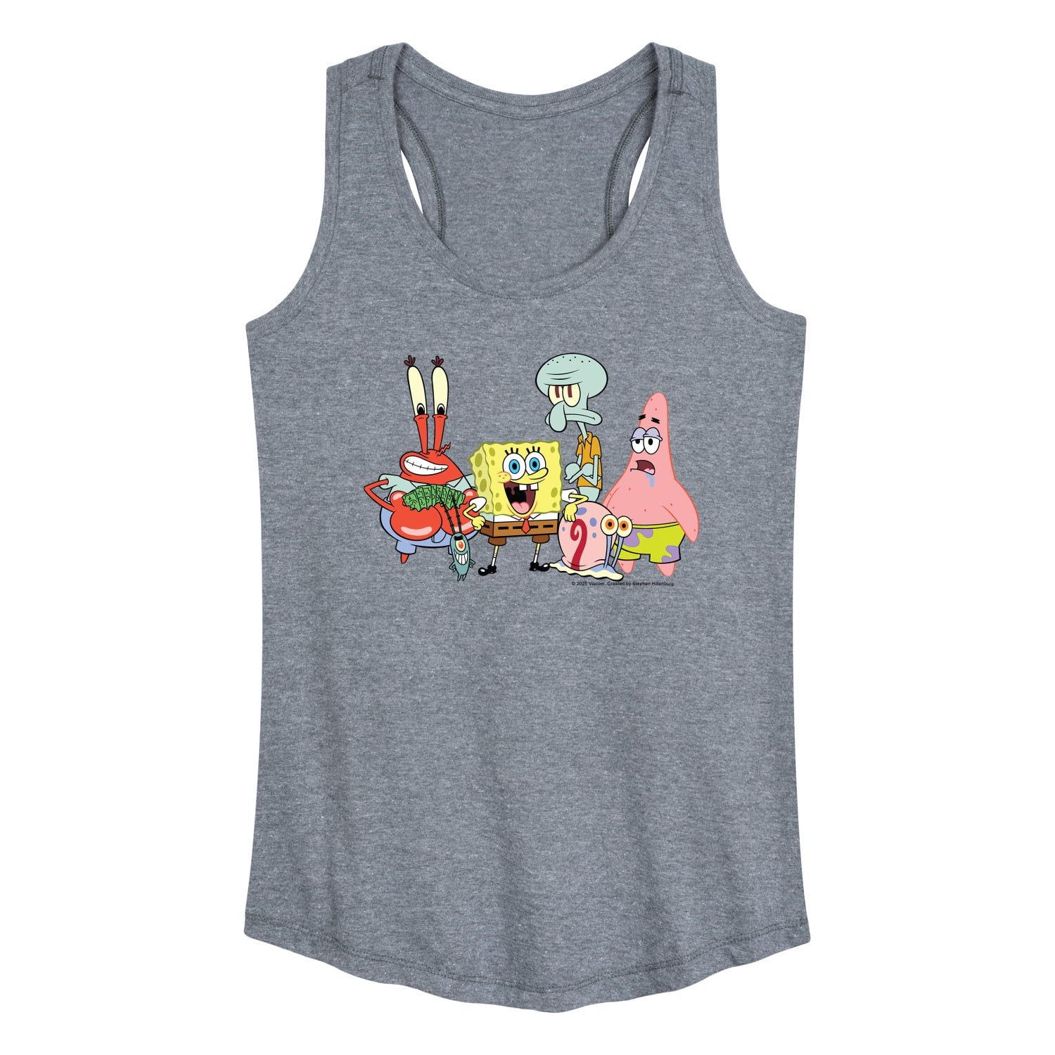SpongeBob SquarePants - Squad - Women's Racerback Graphic Tank ...
