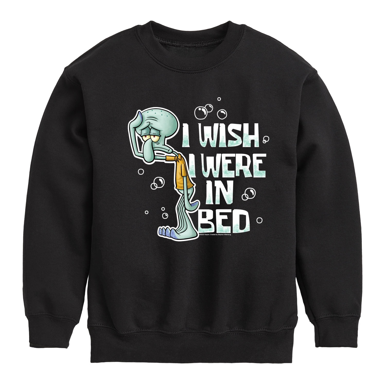 SpongeBob SquarePants - Squidward Bed - Toddler & Youth Crewneck Fleece ...
