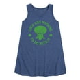 Spongebob Squarepants Squidward Luck Girls Aline Dress
