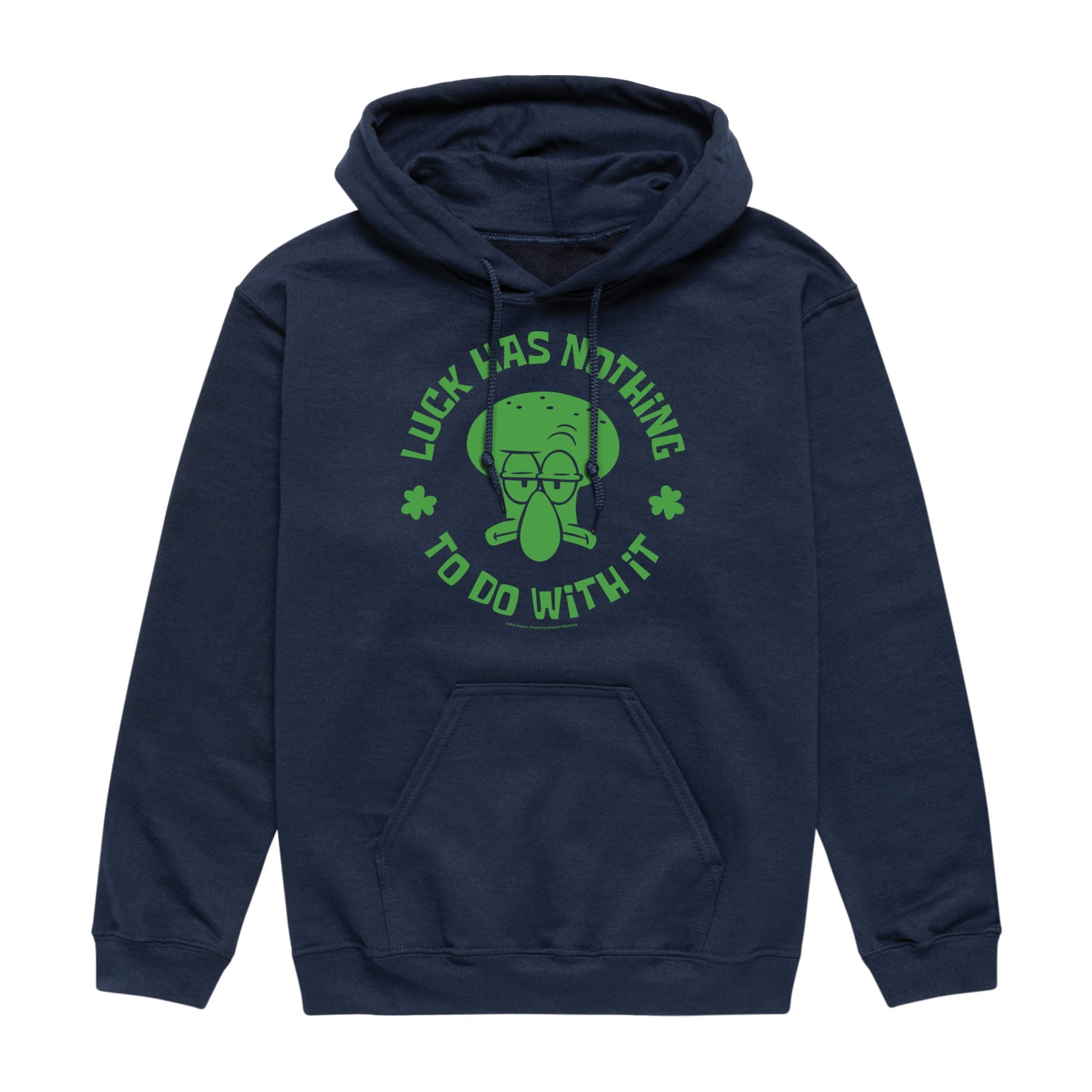SpongeBob SquarePants - Squidward Luck - Men's Pullover Hooded Fleece ...