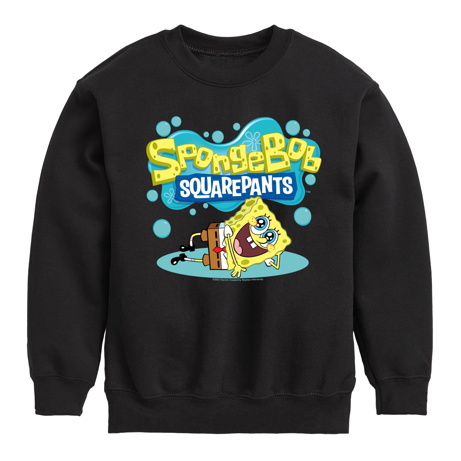 SpongeBob SquarePants - Stretch Pose - Toddler & Youth Crewneck Fleece ...
