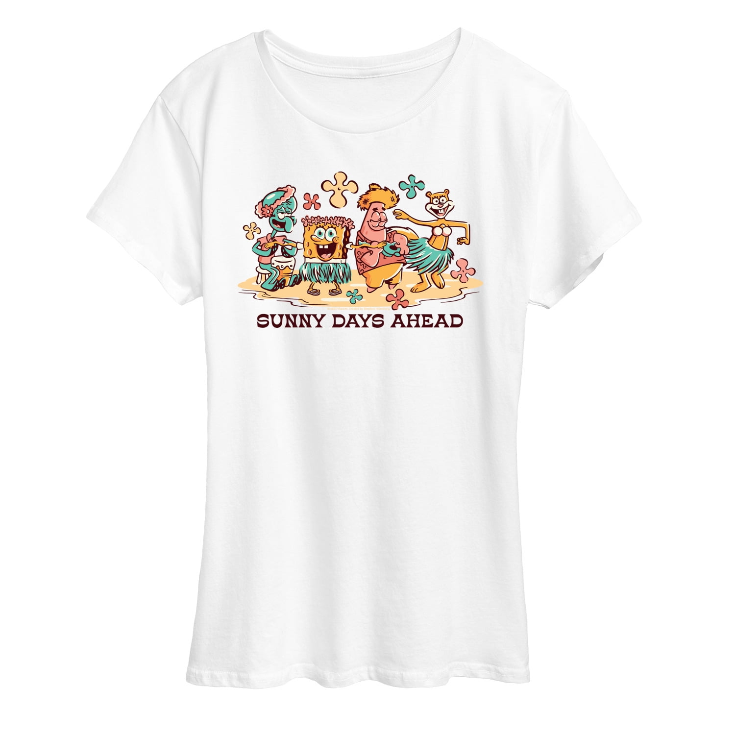 SpongeBob SquarePants - Sunny Days Ahead - Women's Short Sleeve Graphic ...