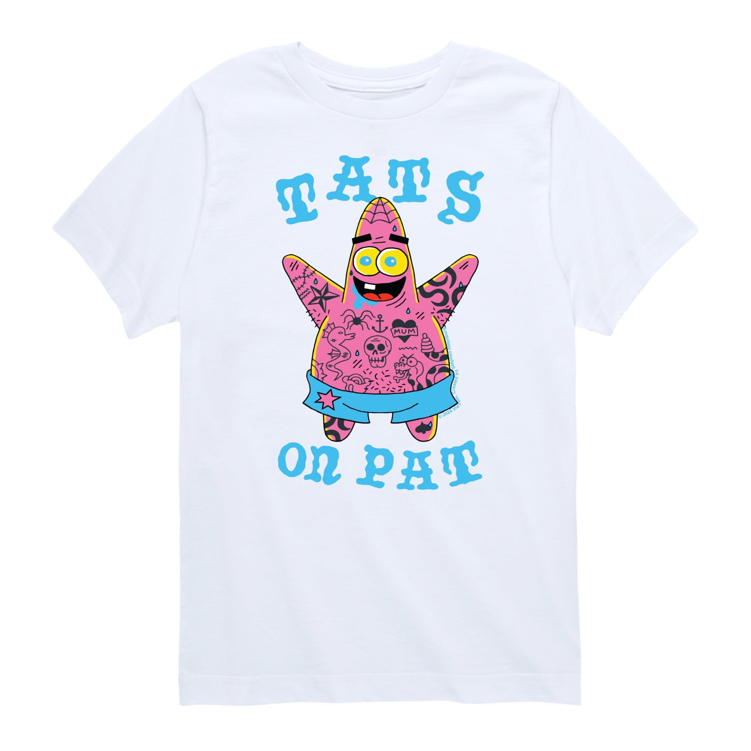 SpongeBob SquarePants - Tats On Pat - Toddler & Youth Short Sleeve ...