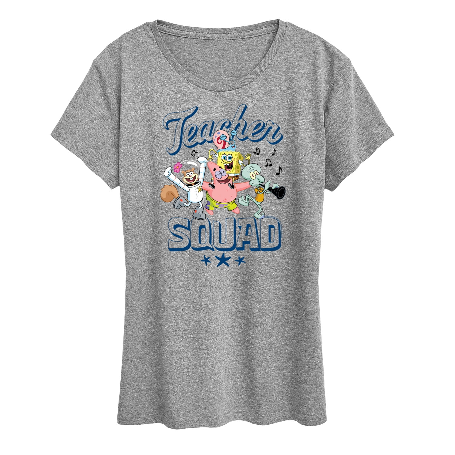 SpongeBob SquarePants - Teacher Squad - Women's Short Sleeve Graphic T ...