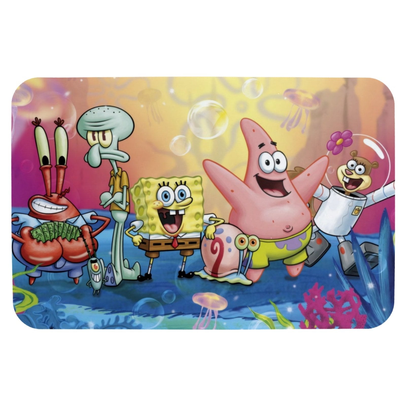 SpongeBob SquarePants Technology FabricFloor Mats Water Absorbent ...
