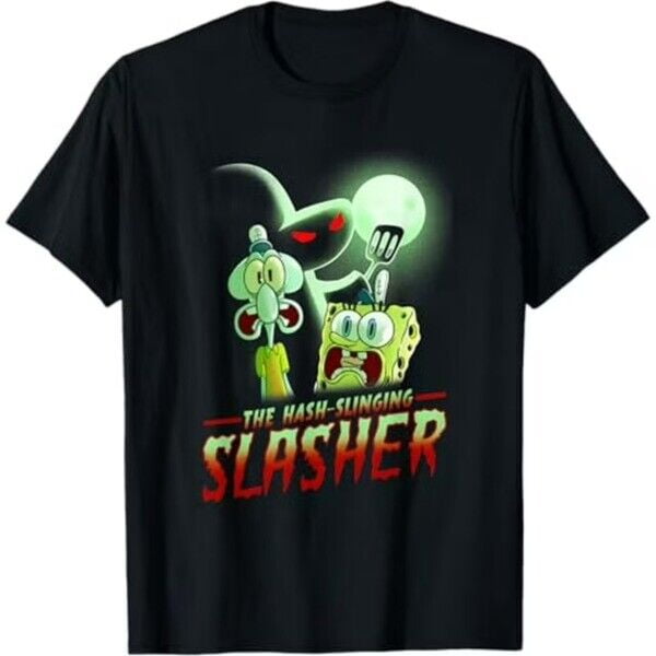 SpongeBob SquarePants The Hash Slinging Slasher Spooky T-Shirt ...