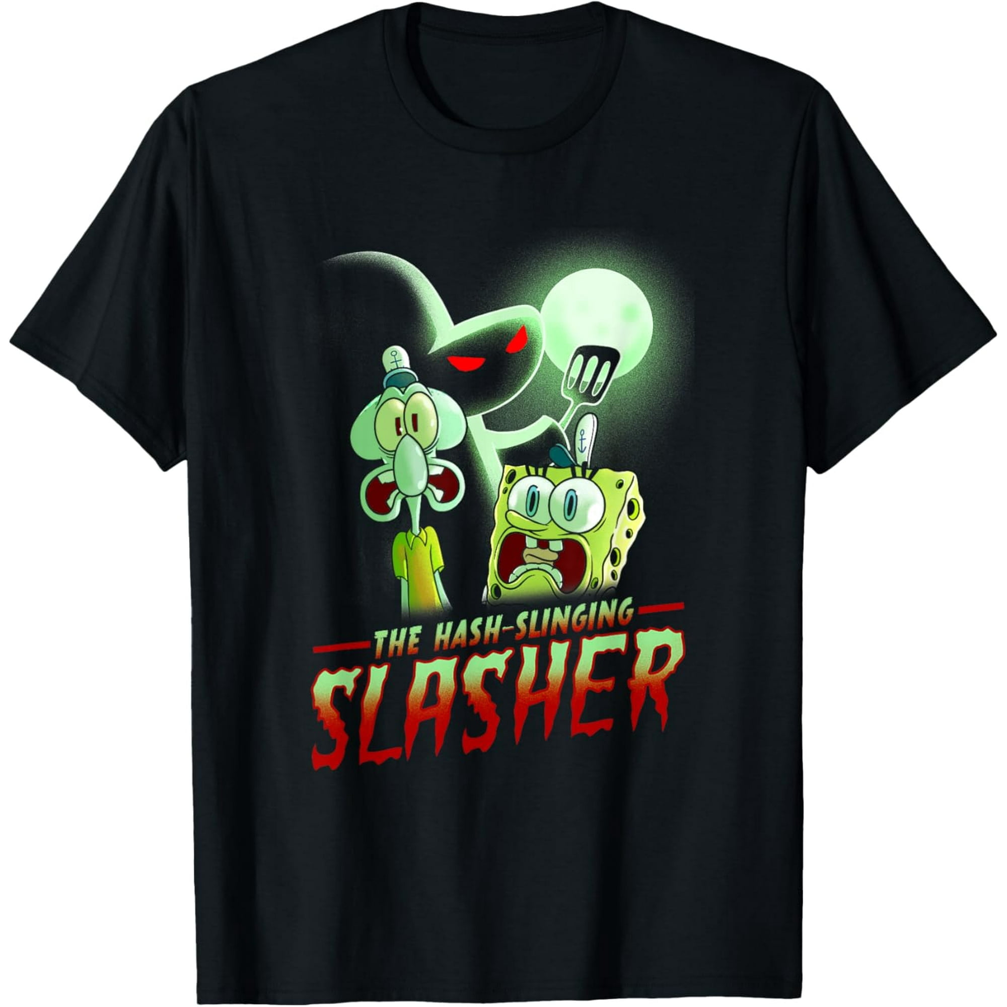 SpongeBob SquarePants The Hash Slinging Slasher Spooky pure cotton T ...