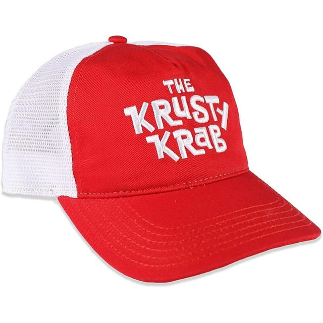 SpongeBob SquarePants The Krusty Krab Logo Adult Snapback Hat - Walmart.com