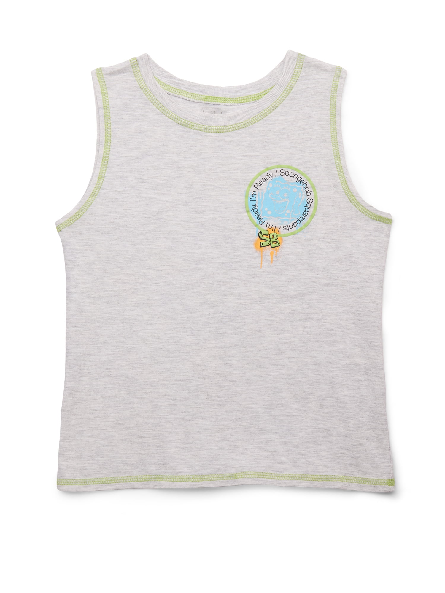 SpongeBob SquarePants Toddler Boys Tank Top with Front and Back ...