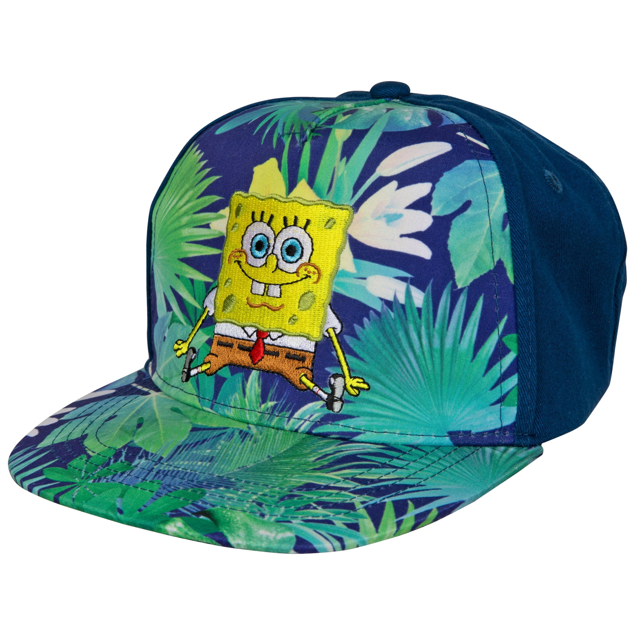 SpongeBob SquarePants Tropical Floral Skater Baseball Hat - Walmart.com