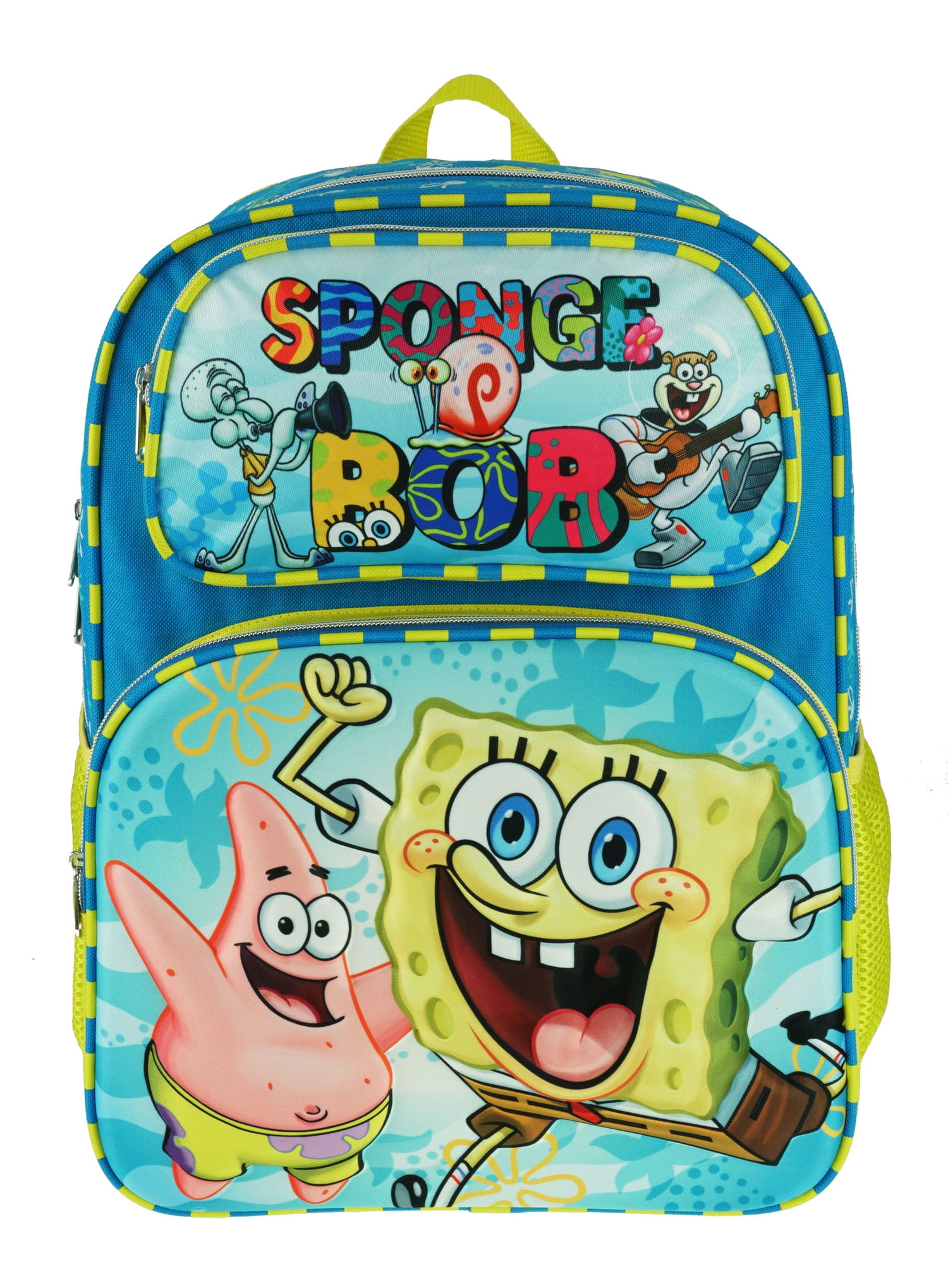 KBNL Spongebob Square Pants & Patrick 16" 3D Molded Kids Backpack ...