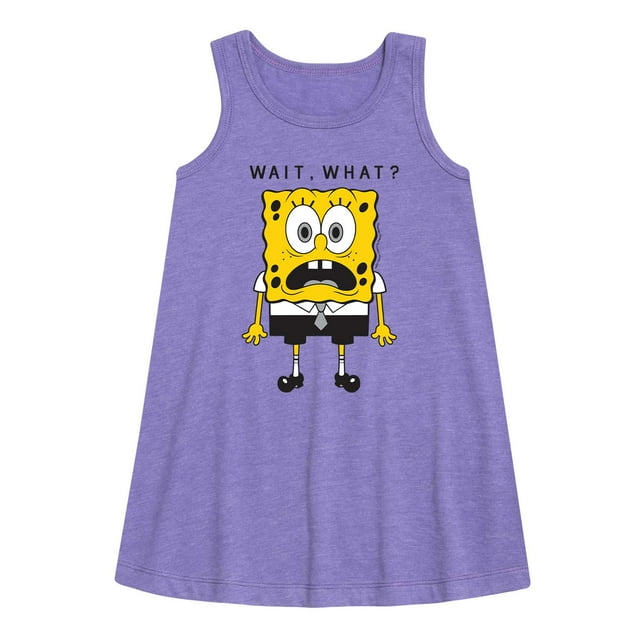 SpongeBob SquarePants - Wait, What? - Toddler And Youth Girls A-line ...