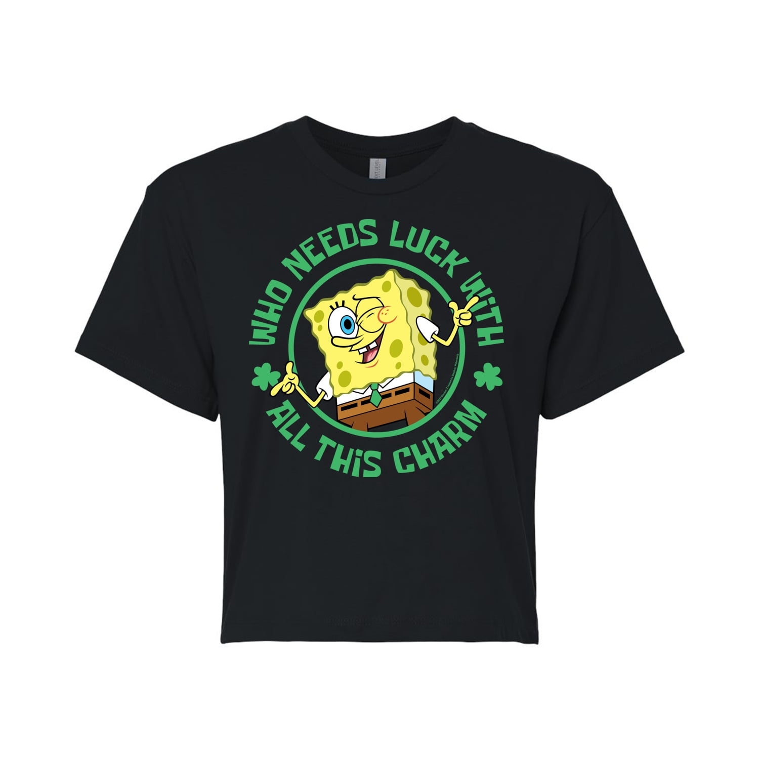 SpongeBob SquarePants - Who Needs Luck With This Charm - Juniors ...