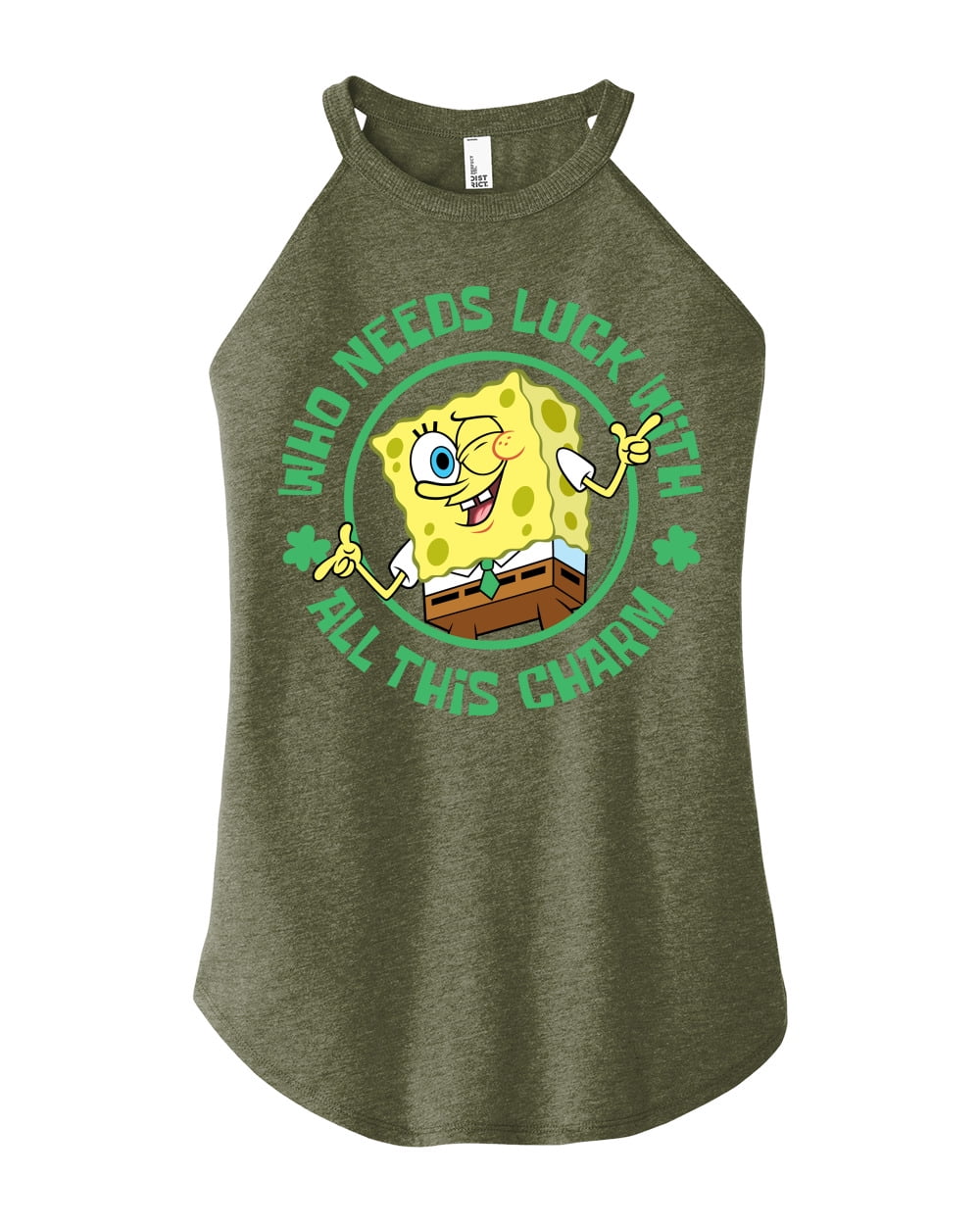 SpongeBob SquarePants - Who Needs Luck With This Charm - Juniors High ...