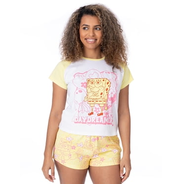 SpongeBob SquarePants Yellow Adult Womens Sleep Pants- XXL - Walmart.com