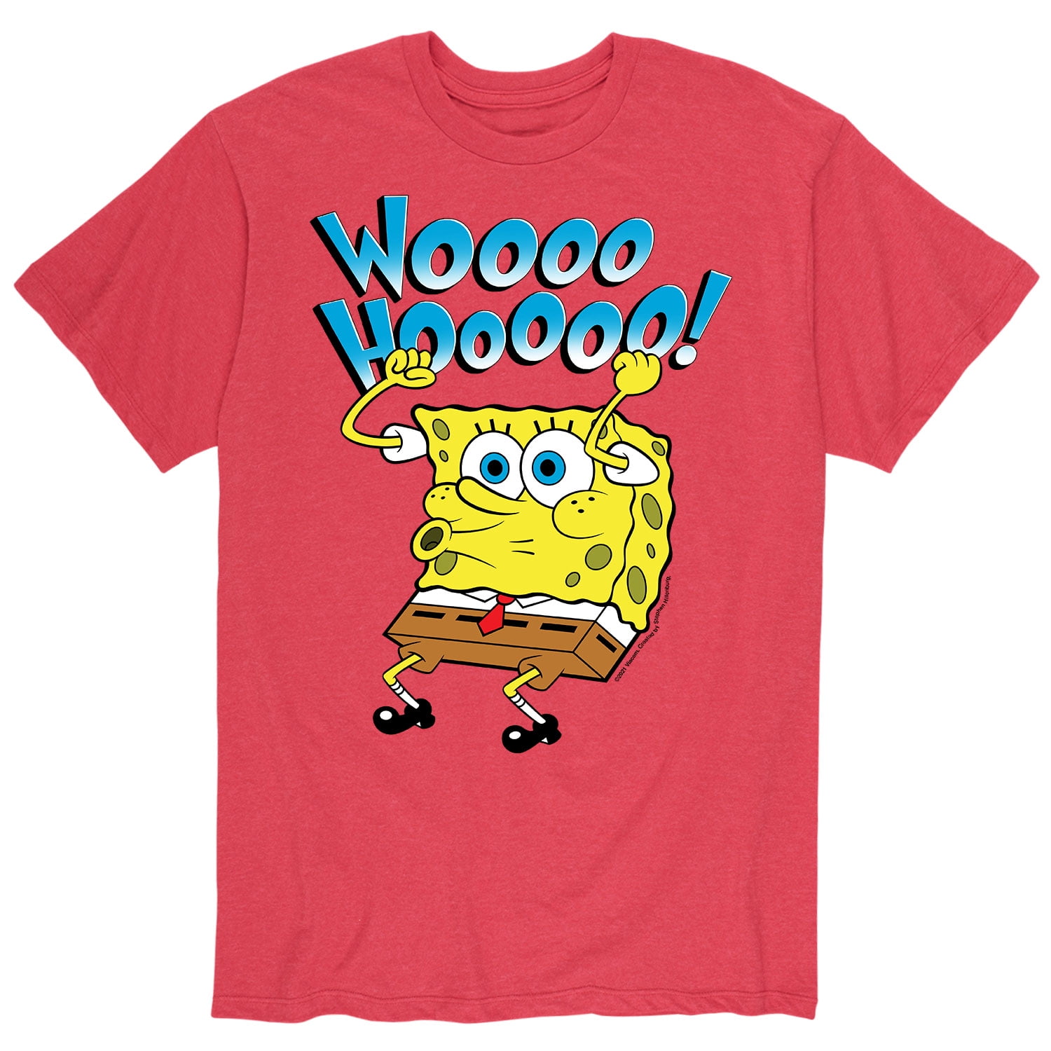 SpongeBob SquarePants - Woooo Hoooo! - Men's Short Sleeve Graphic T ...