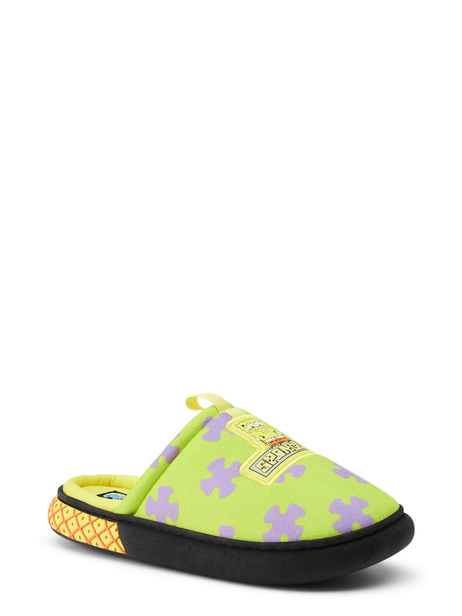 SpongeBob SquarePants and Patrick Star Men's Bounce Scuff Slippers ...
