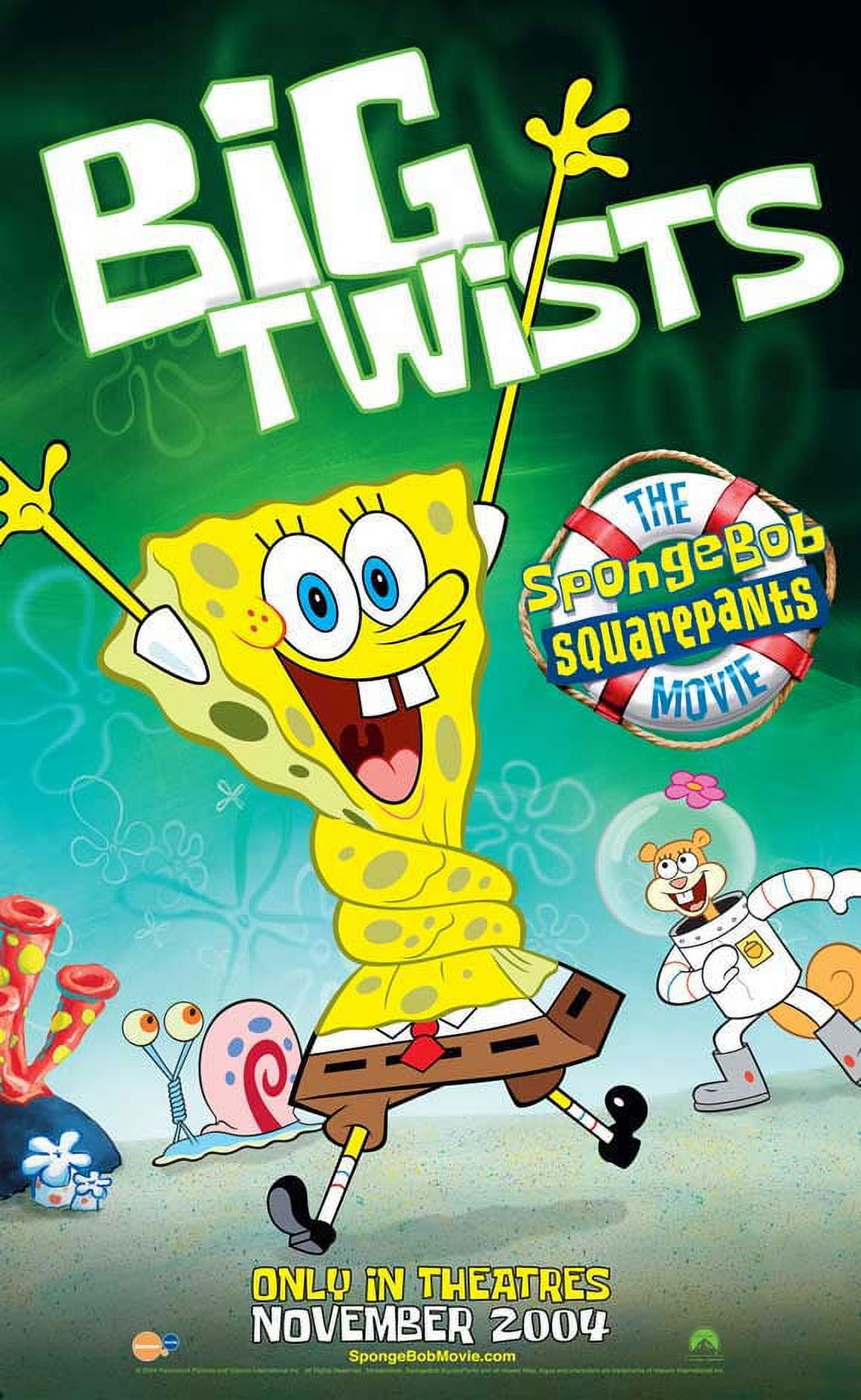 SpongeBob SquarePants - movie POSTER (Style B) (27" x 40") (2003 ...
