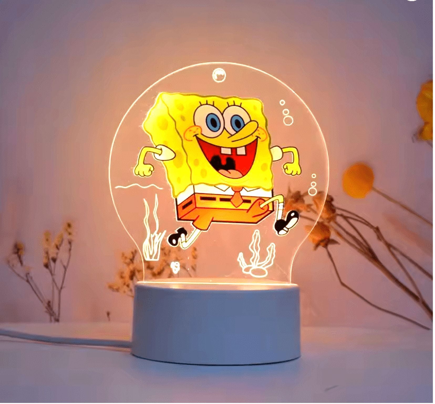 SpongeBob Squarepants BIG SMILE Night Light Lamp 3D - Walmart.com