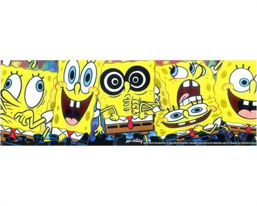 Borders Unlimited SpongeBob SquarePants Peel-and-Stick Wall Border, 15 ...